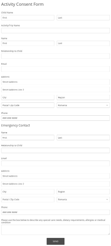 Consent Form Templates | 247FormsBuilder