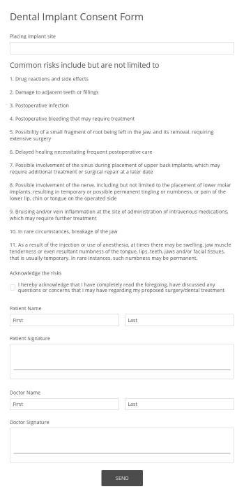 Consent Form Templates | 247FormsBuilder