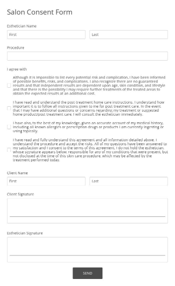 Consent Form Templates | 247FormsBuilder