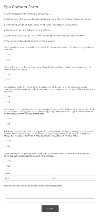 Consent Form Templates | 247FormsBuilder