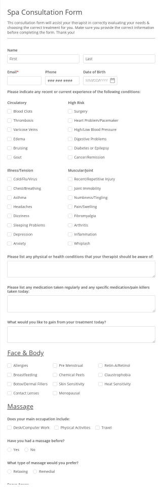 Consent Form Templates | 247FormsBuilder