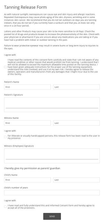 Consent Form Templates | 247FormsBuilder
