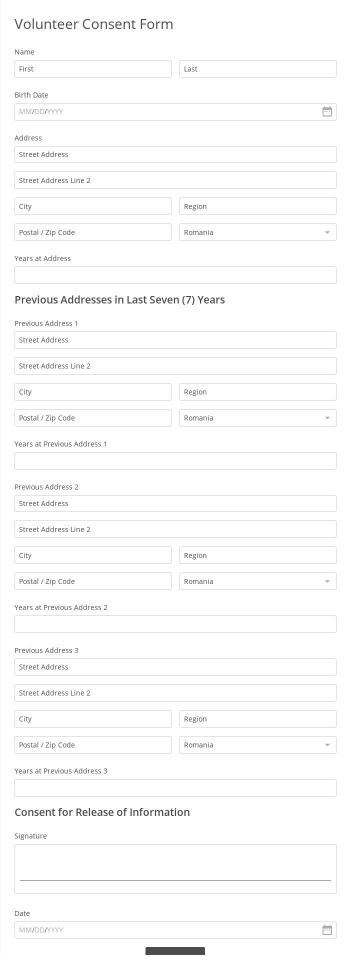 Consent Form Templates | 247FormsBuilder